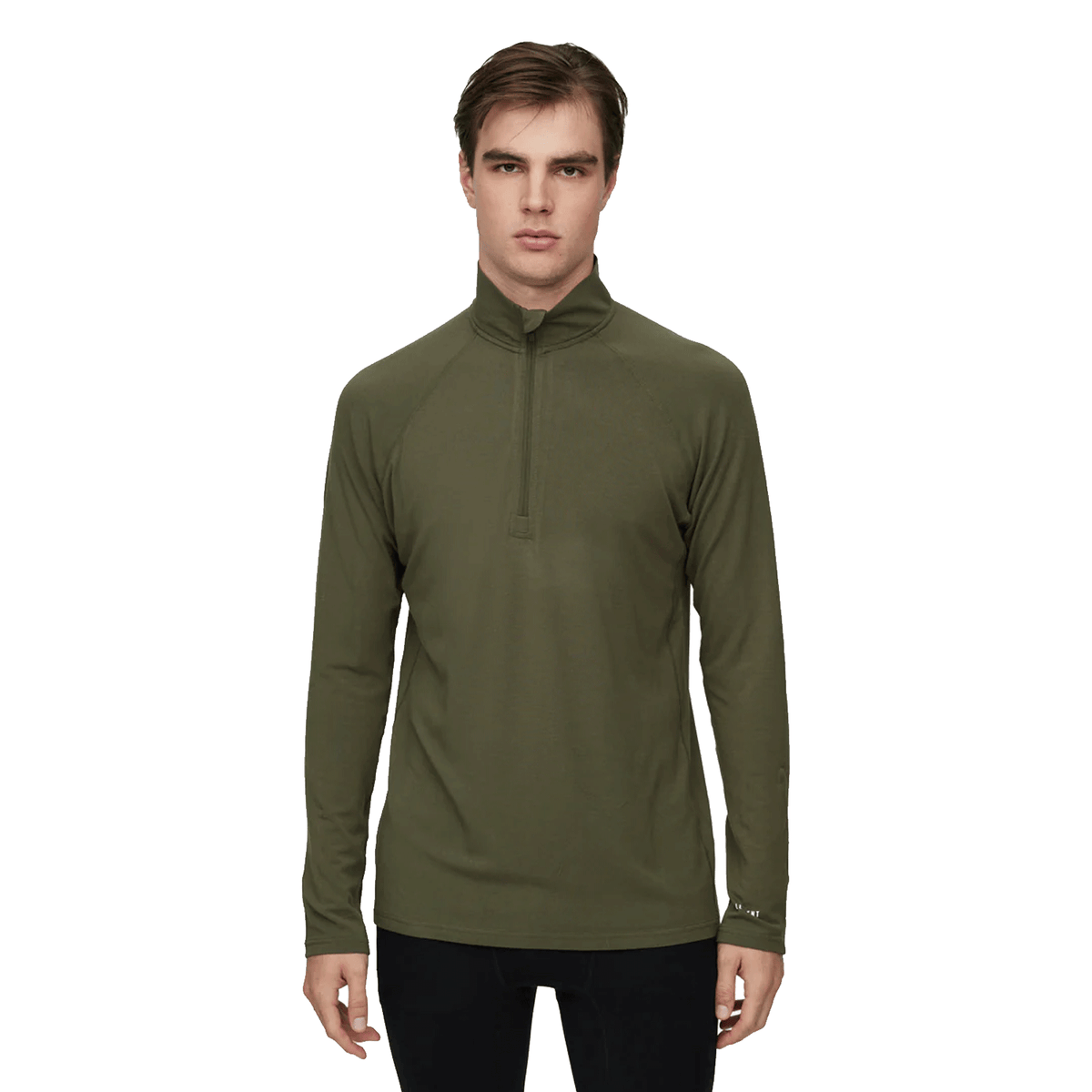 Le Bent Men's Midweight 1/4 Zip Top 2025 Dark Eucalyptus – Comor - Go Play Outside