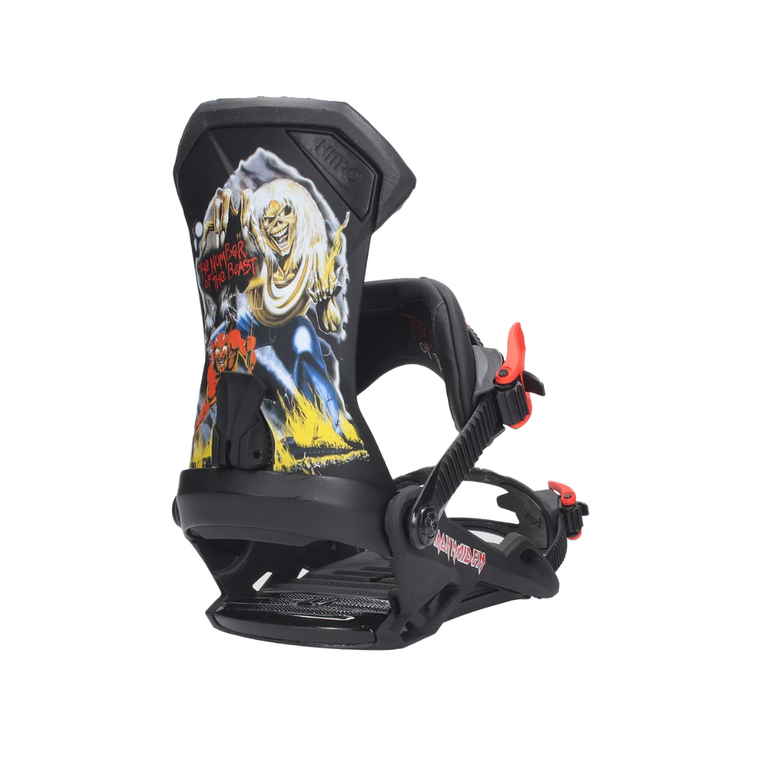 Nitro Team x Iron Maiden Snowboard Bindings 2023 – Comor - Go Play Outside