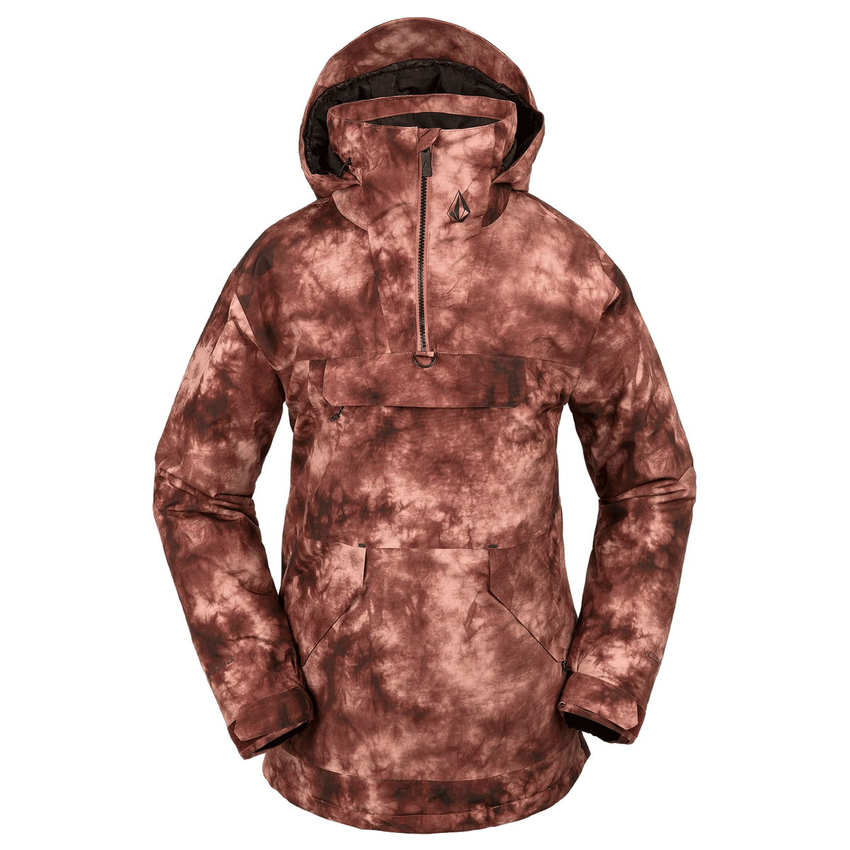 Volcom Women's Fern Insulated Gore-tex Pullover Jacket 2024 Pink Salt ...