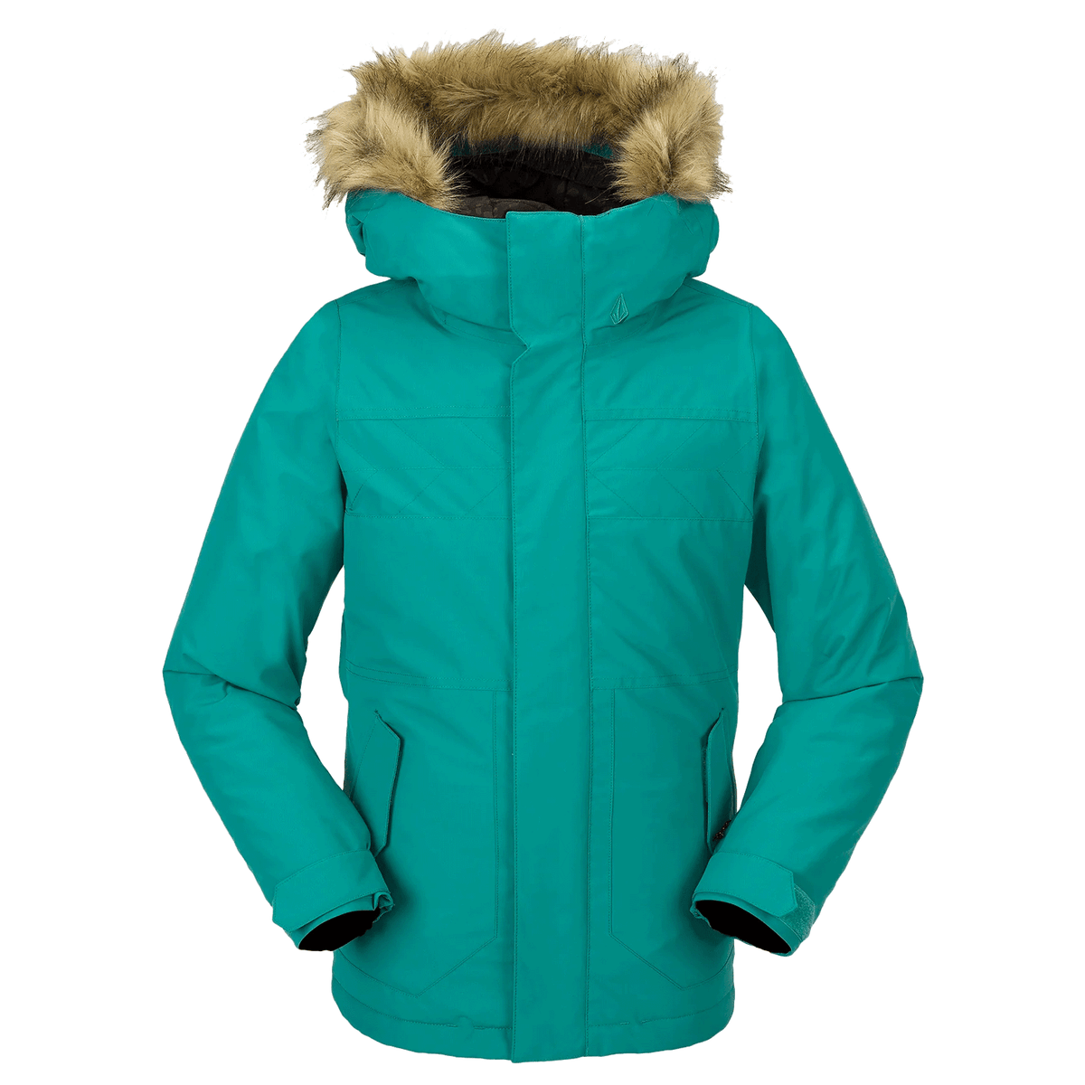 Volcom Youth So Minty Insulated Jacket 2024 Vibrant Green – Comor - Go ...