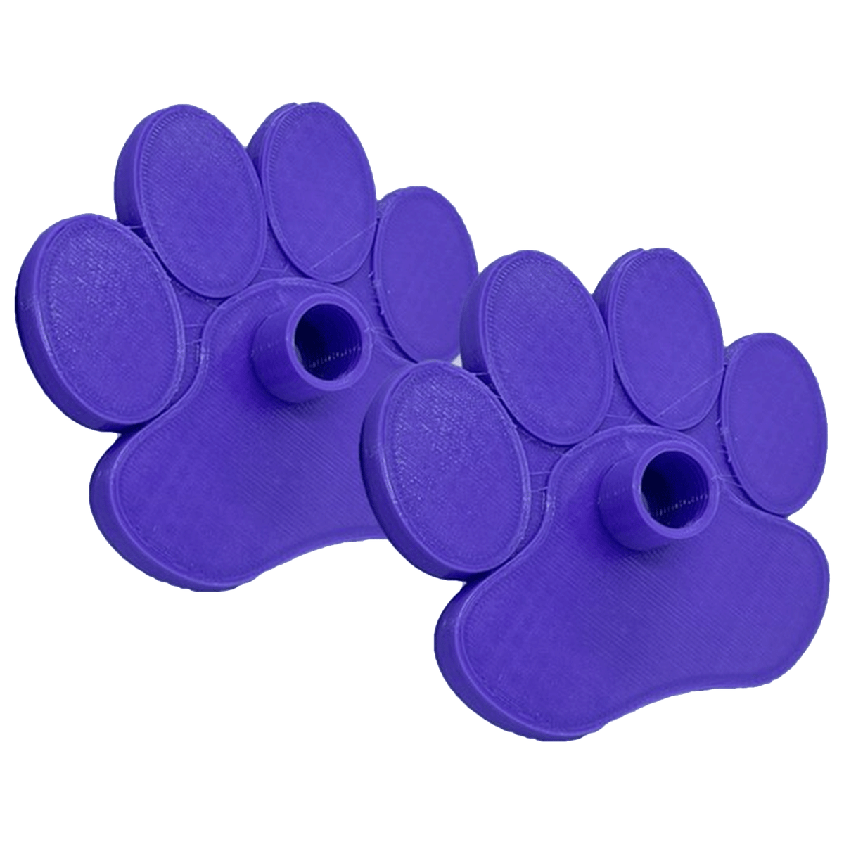 Snow Stompers Paw Print Ski Pole Basket Purple – Comor - Go Play Outside