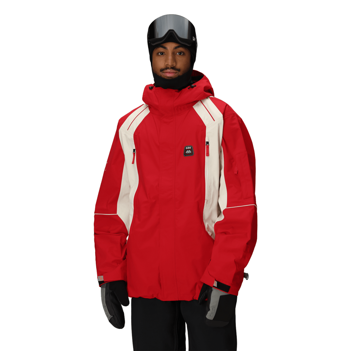 686 Men's 2002 X3 Shell Jacket 2026 True Red Colorblock - Comor – Comor ...
