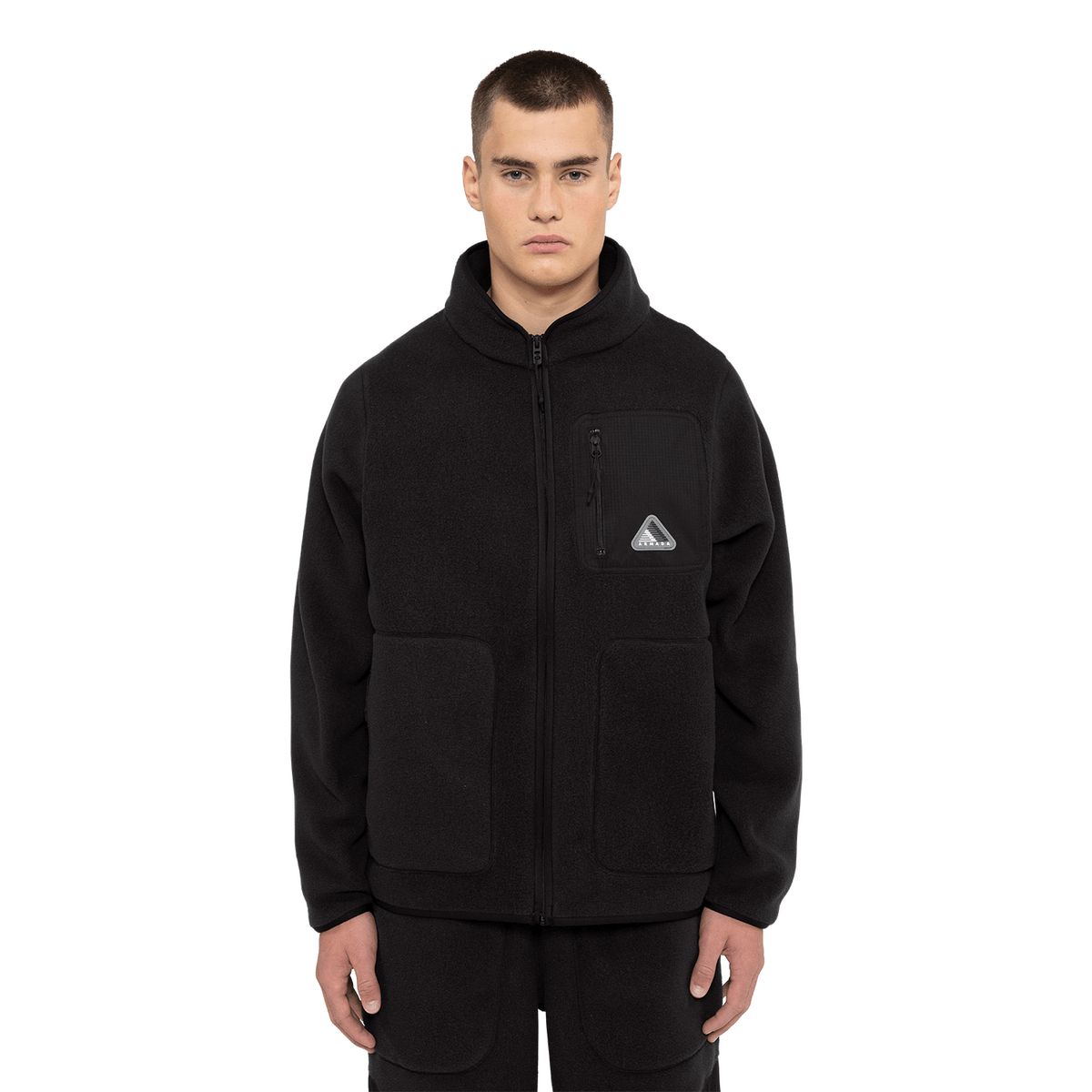 Armada Ledger Fleece Zip Up Sweater Black – Comor - Go Play Outside