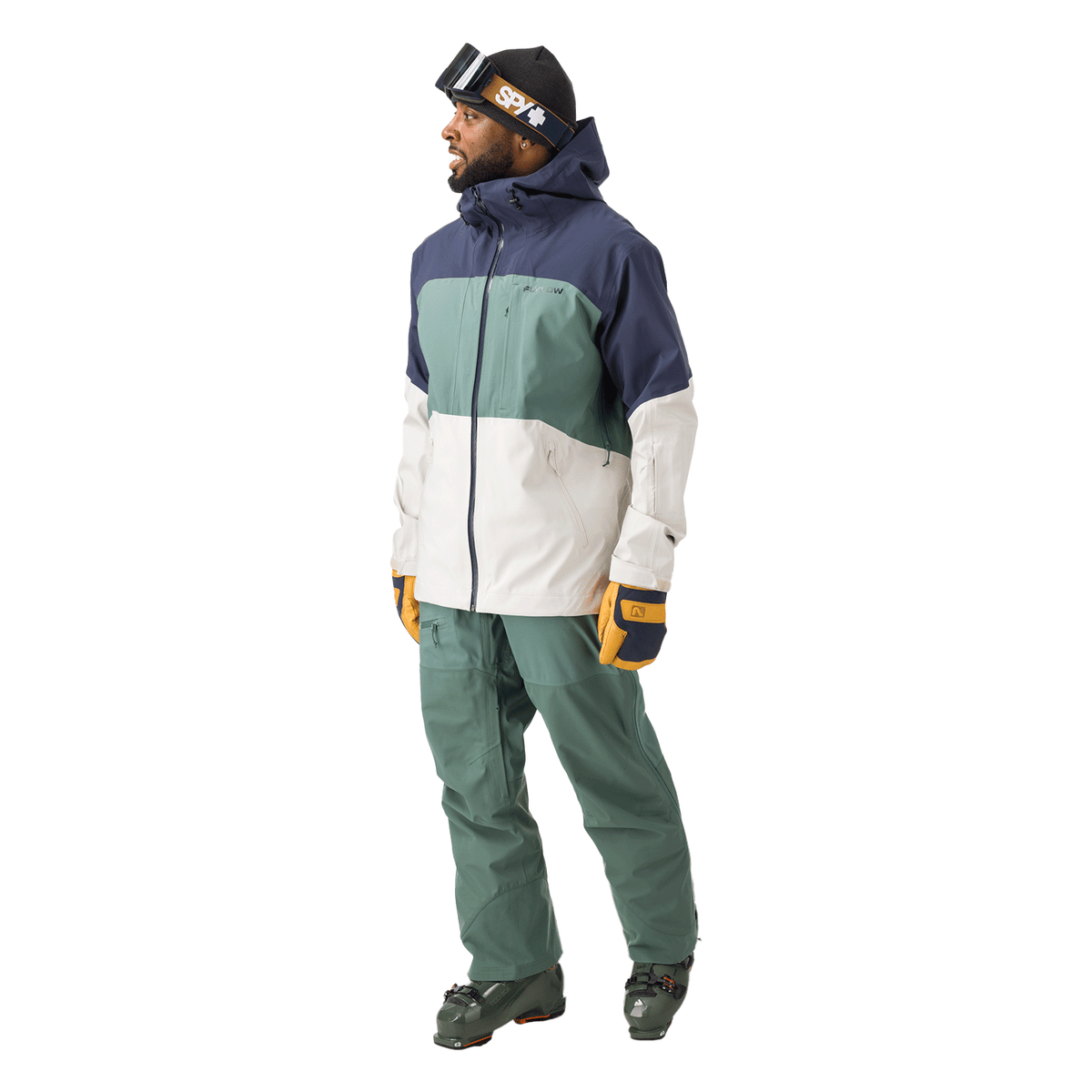 Flylow Men's Malone Jacket 2025 Night/Grove/Marble – Comor - Go Play ...