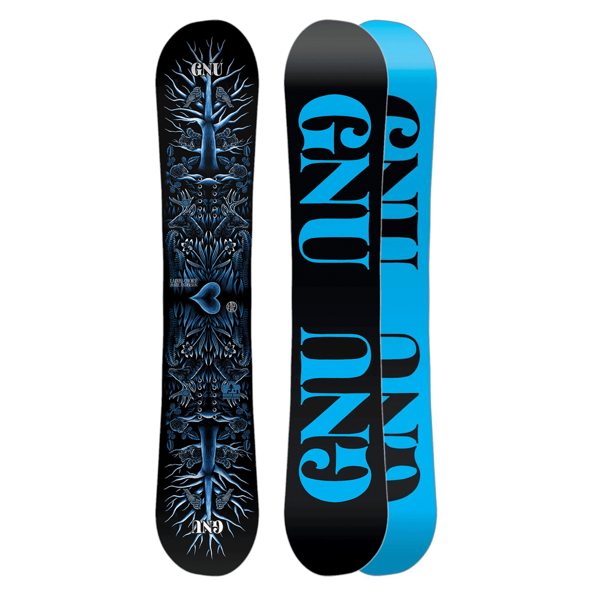 Gnu Women's Ladies Choice Snowboard 2025 – Comor - Go Play Outside