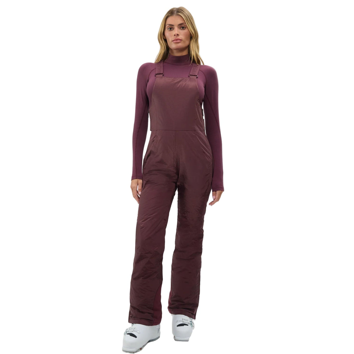 Halfdays Women's Carson Bib 2026 Glazed Cherry – Comor - Go Play Outside