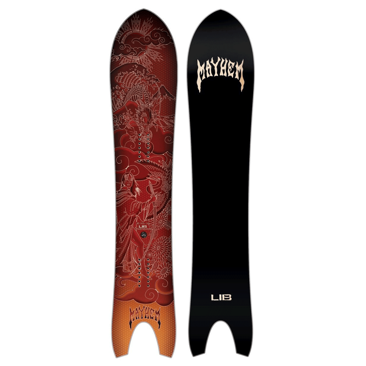 Lib Tech Mayhem Retro Ripper Snowboard 2025 – Comor - Go Play Outside