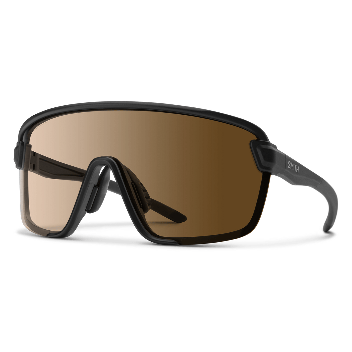 Smith Bobcat Sunglasses Matte Black/ChromaPop Photochromic Brown + Cle ...