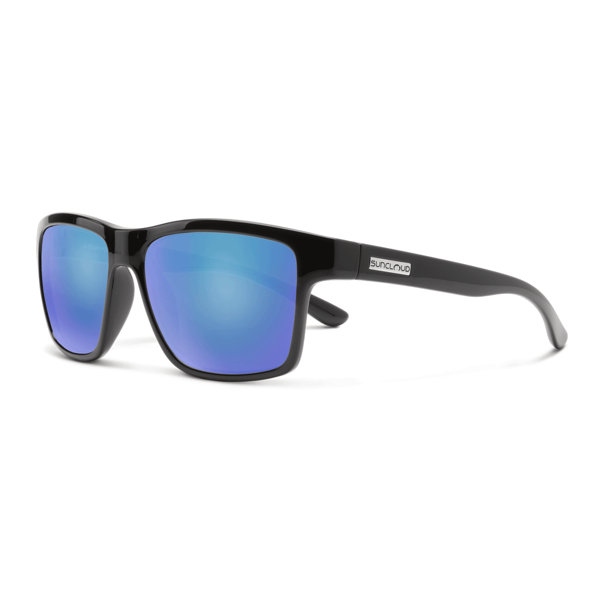 Suncloud A-Team Sunglasses Black/Polar Blue Mirror – Comor - Go Play ...